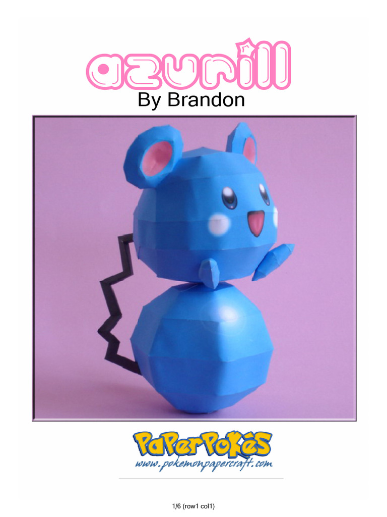 Azurill-A4 Shiny Lines | PDF