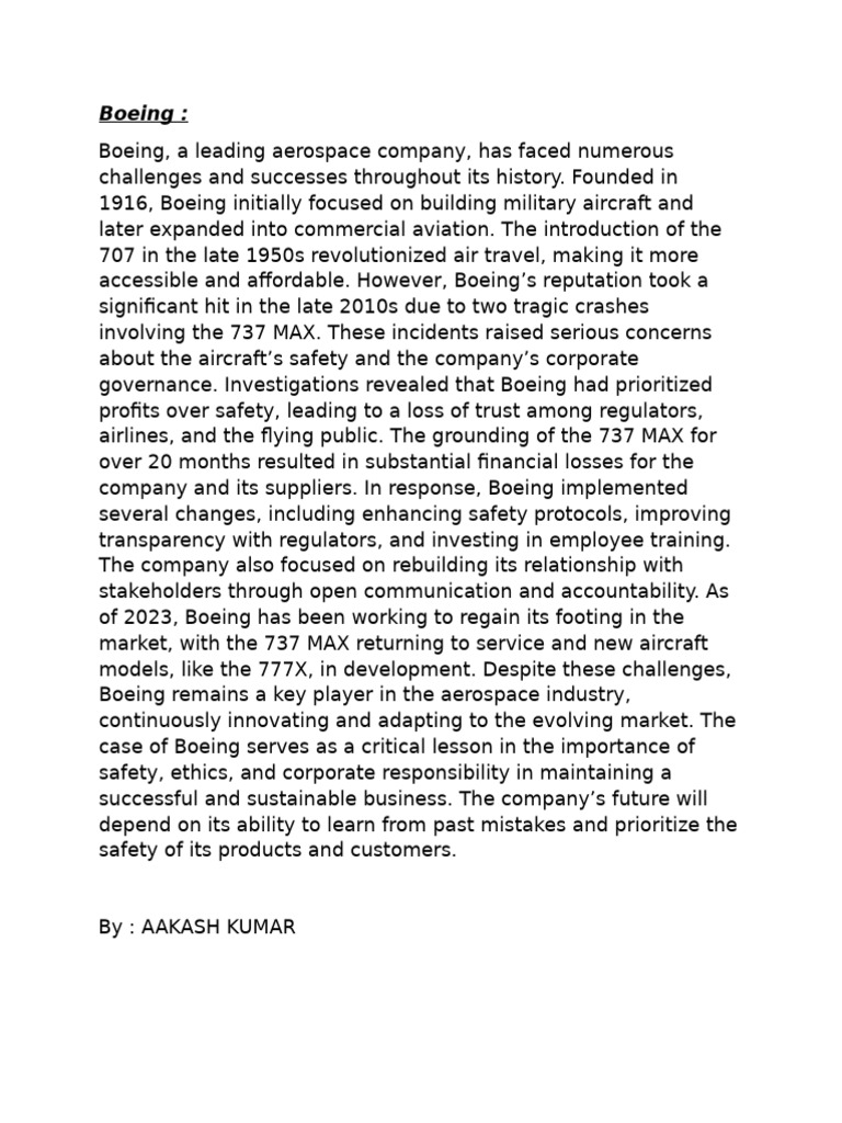 Boeing | PDF
