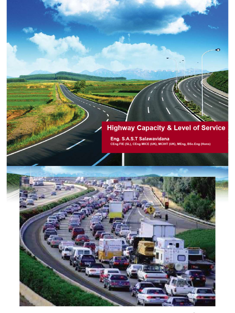 Highway Capacity & LOS | PDF | Traffic | Lane