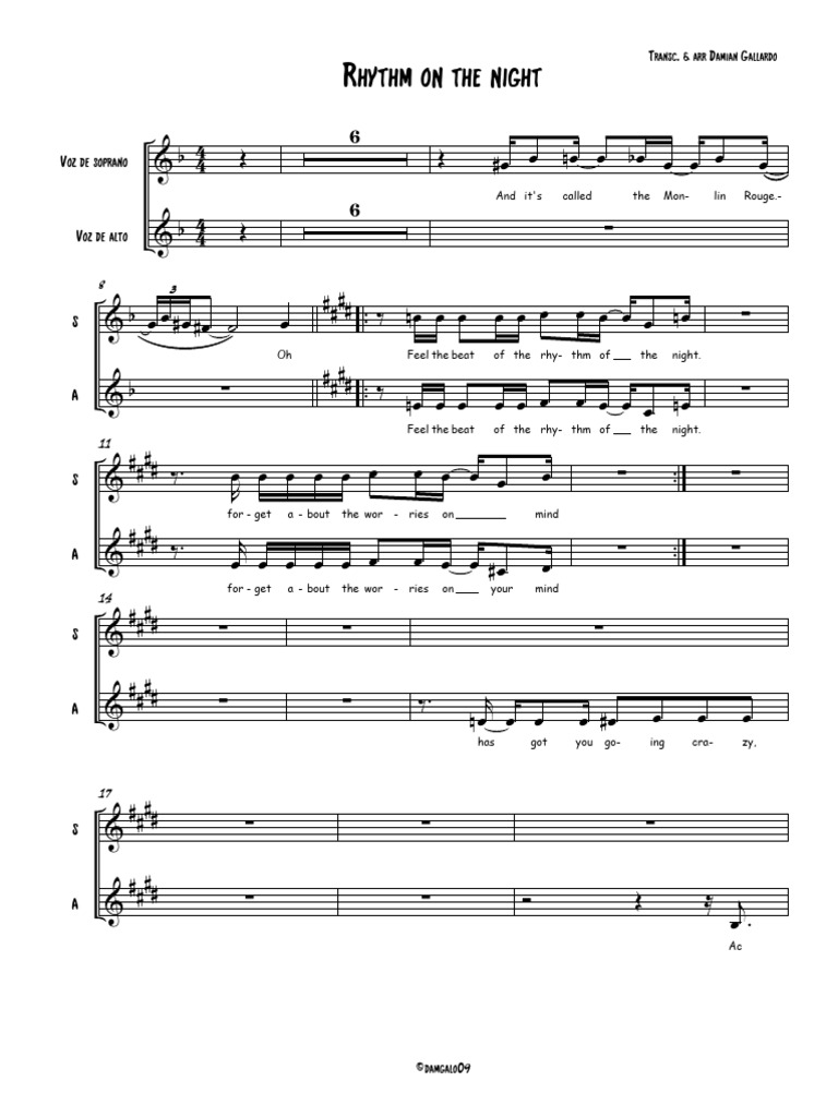 Rhyth On The Night | PDF