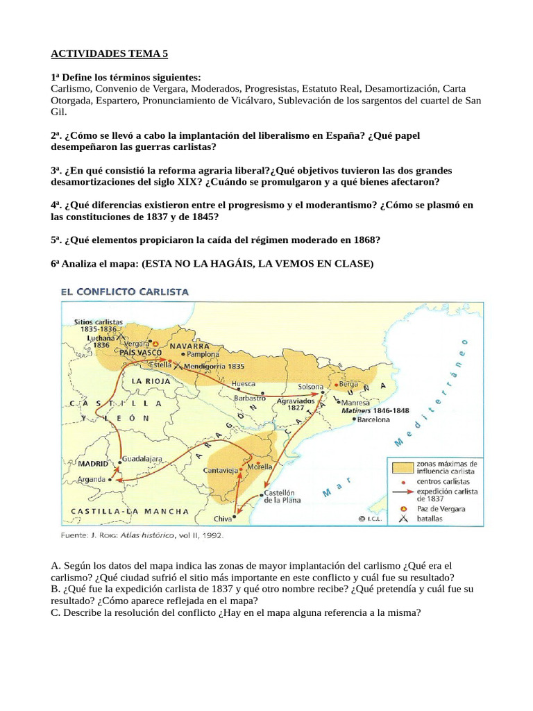 Actividades Tema 5. | PDF