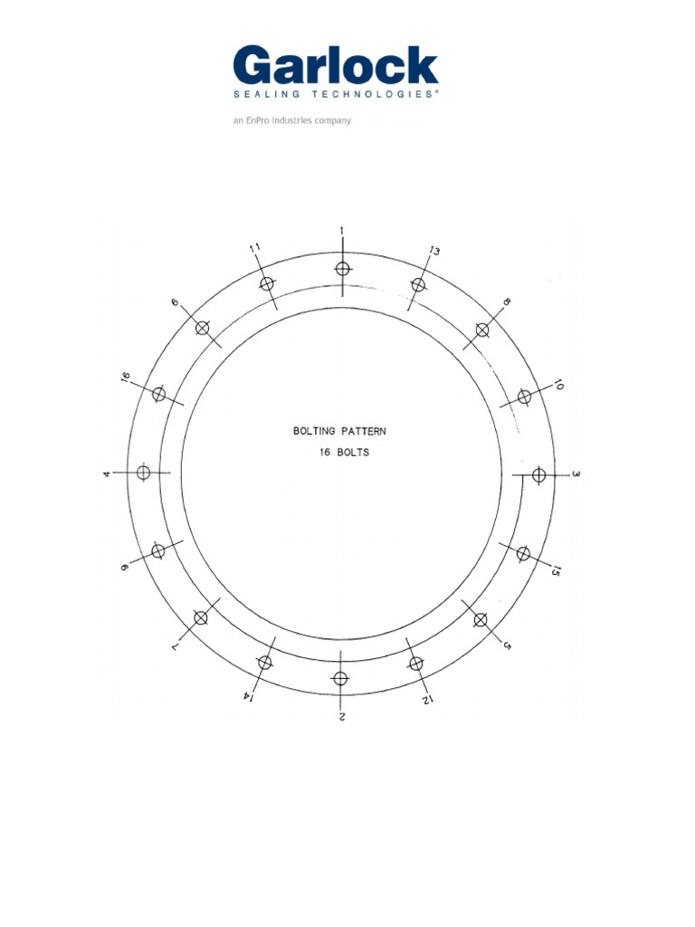 16 Bolt Flange Torque Pattern | PDF