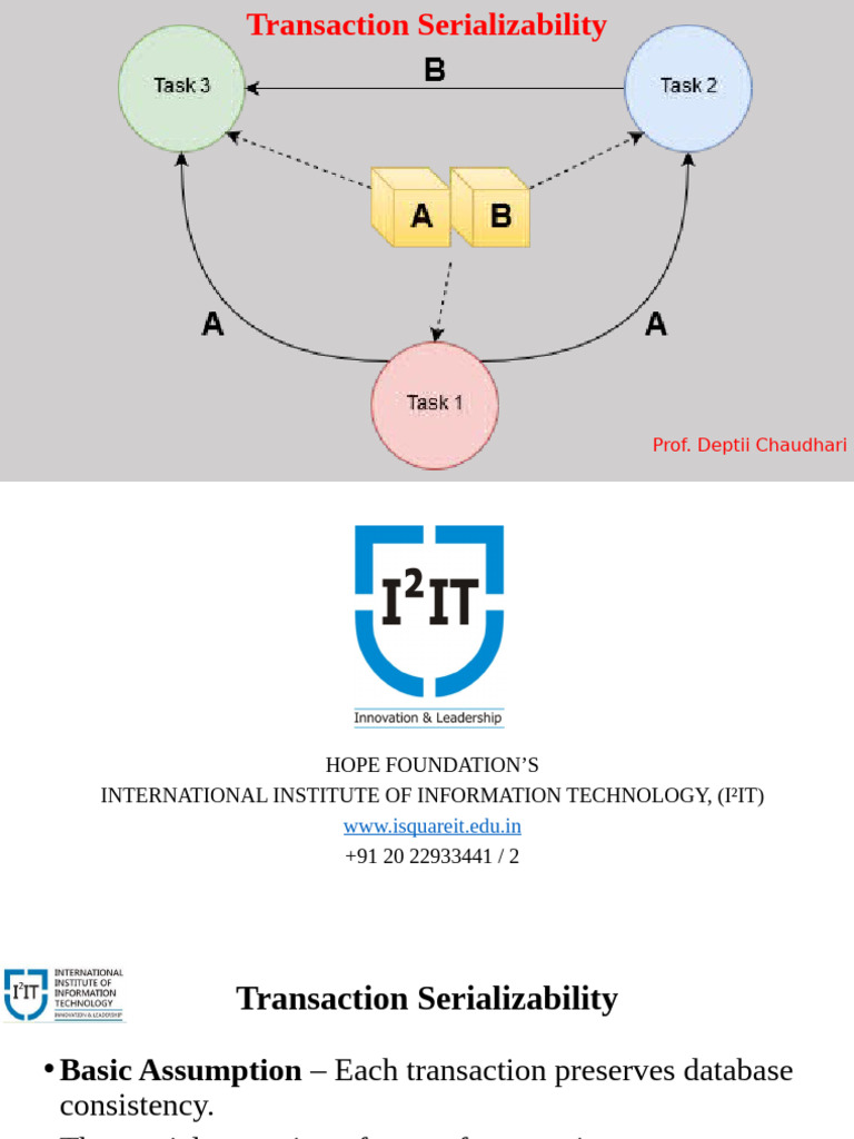 DBMS Serializability | PDF | Operating System Technology | Distributed Computing