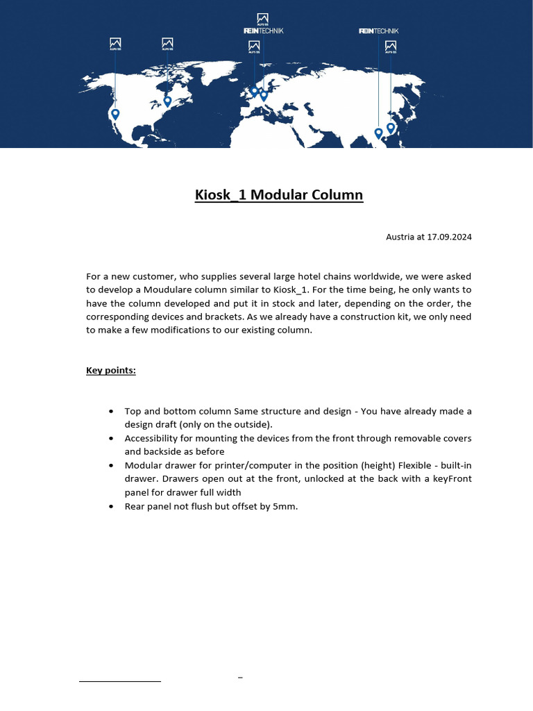 Modular Column Design for Kiosk_1 | PDF | Art