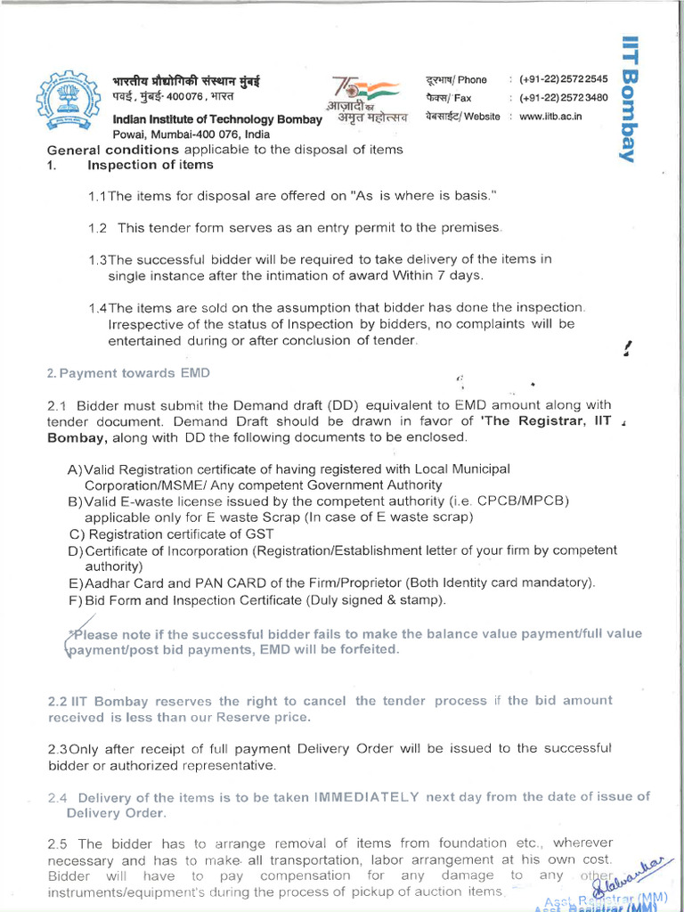 Final Terms and Condition | PDF