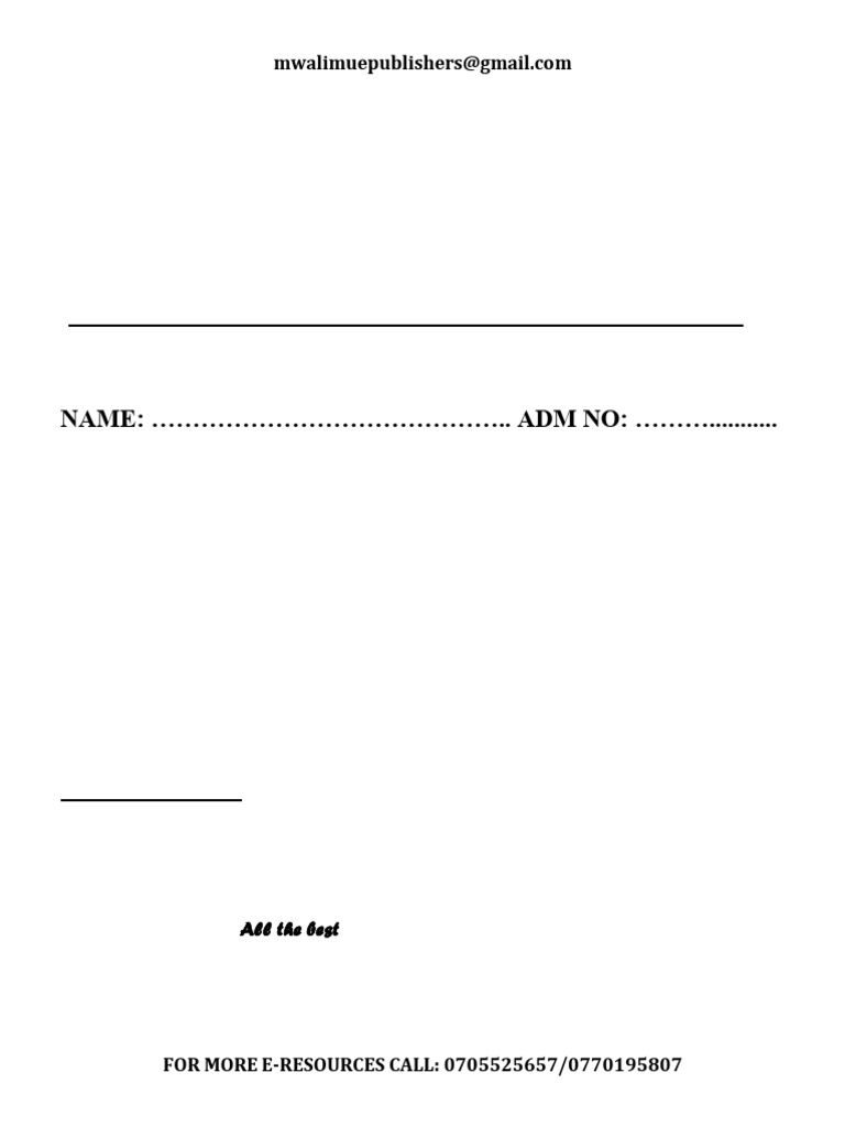 Form 2 Set 1 Assignment-1 | PDF | Chemical Elements | Mining
