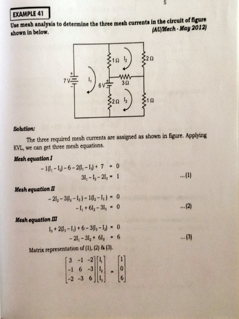 For Normal KVL Method | PDF | Teaching Methods & Materials