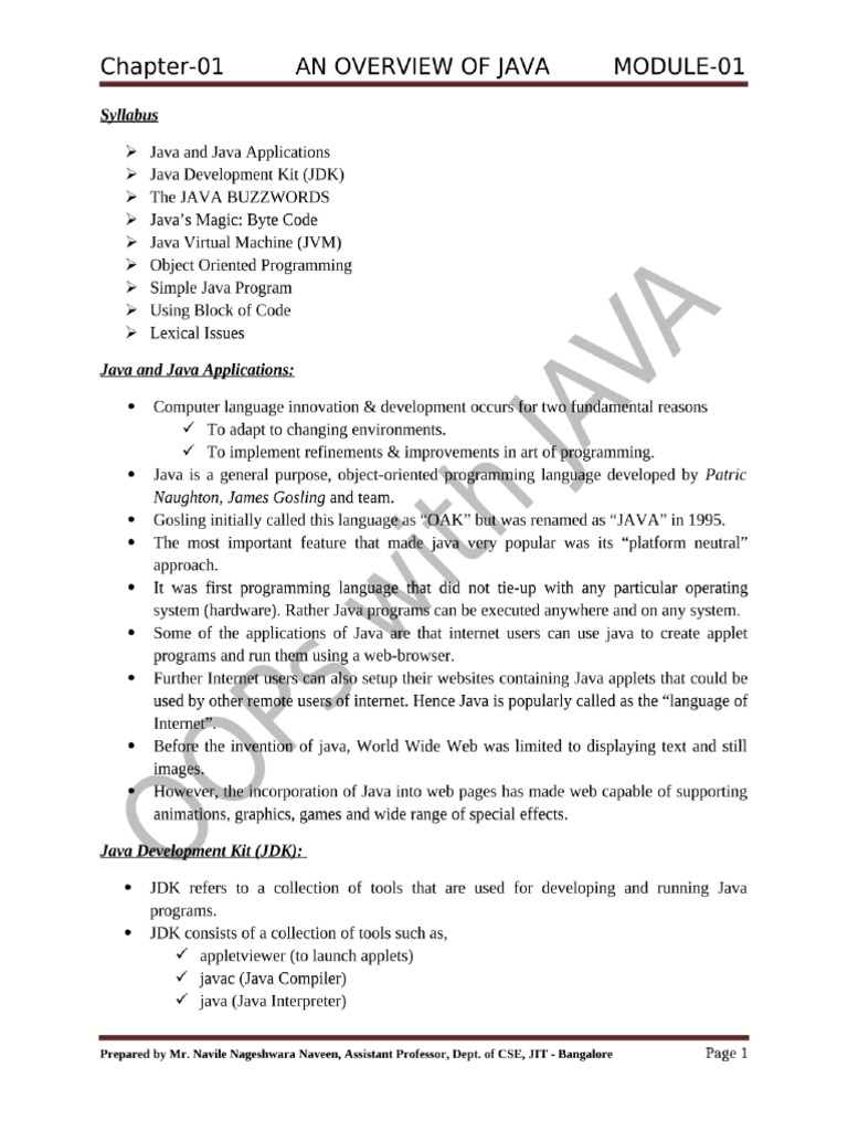 BCS306A Module 01 | PDF