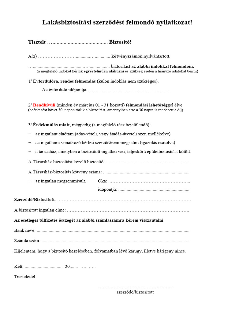 Felmondó - Nyil - Lakás - 2024 3 | PDF