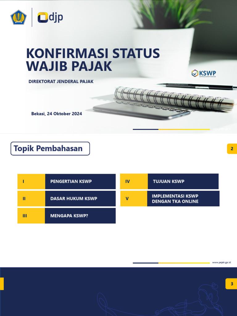 Panduan KSWP untuk Wajib Pajak | PDF | Pengelolaan Keuangan & Uang