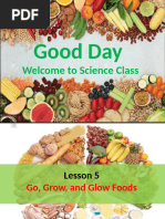 Go, Grow and Glow Foods Worksheet | PDF