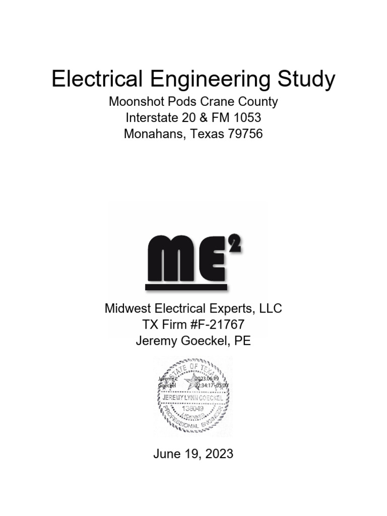 Engineering Study - Certified | PDF | Electrical Engineering | Electricity