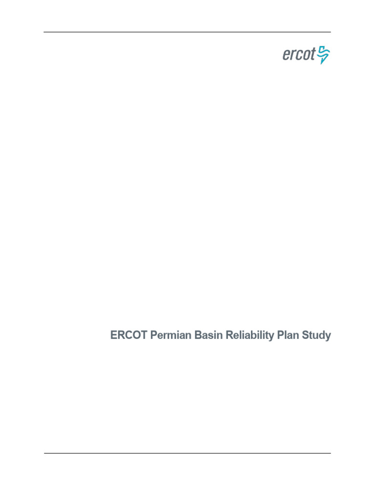 ERCOT Permian Basin Reliability Plan Study - Report - 2024!07!25 | PDF | Electric Power ...