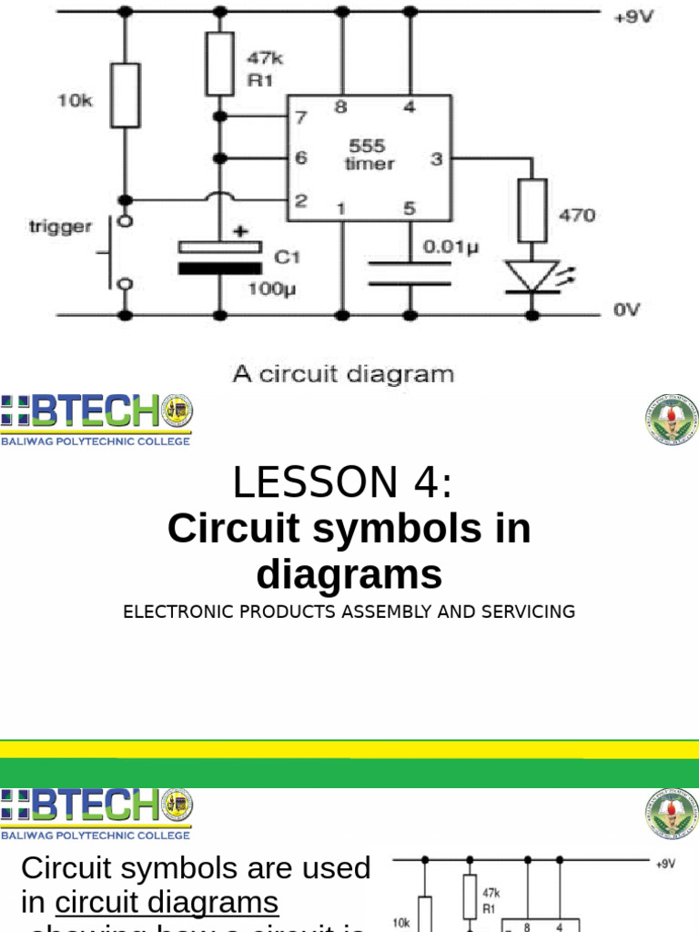 LESSON 4 Circuit Symbols in Diagrams | PDF | Inductor | Power Supply