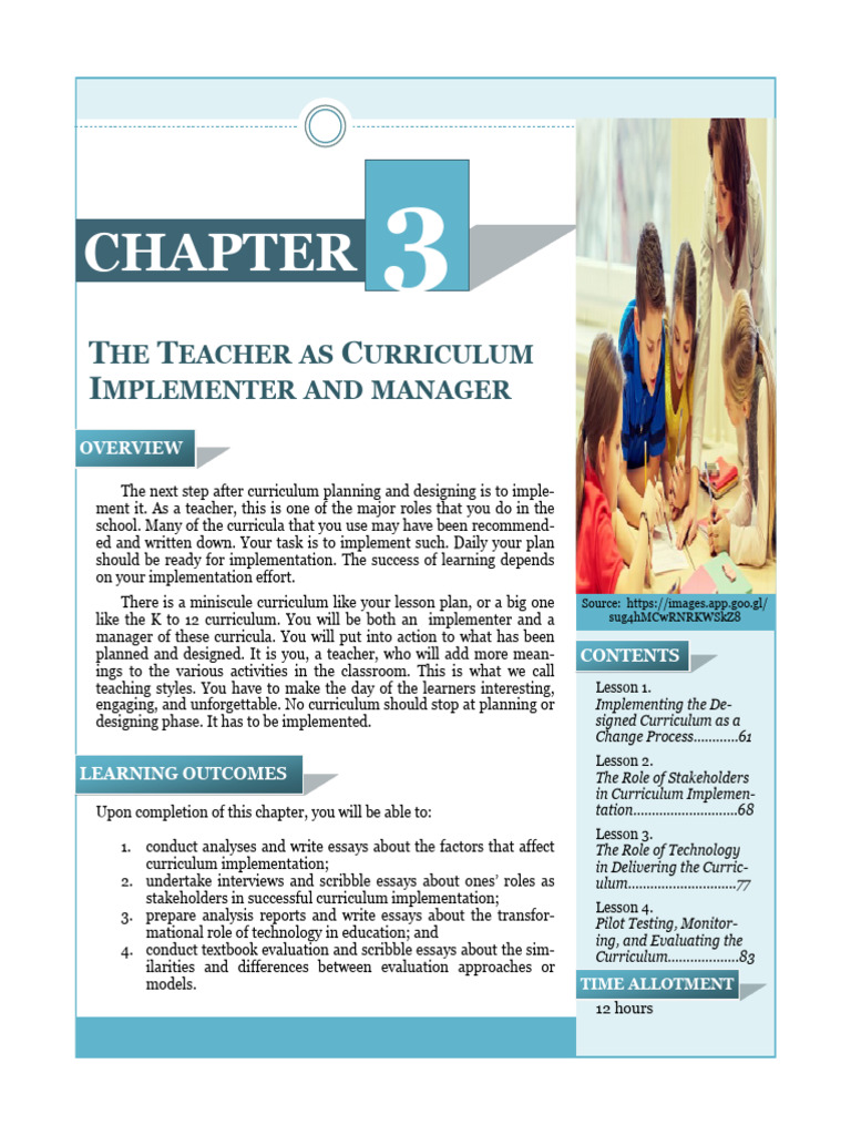 Teacher Efforts in Curriculum Implementation | PDF | Curriculum | Educational Technology