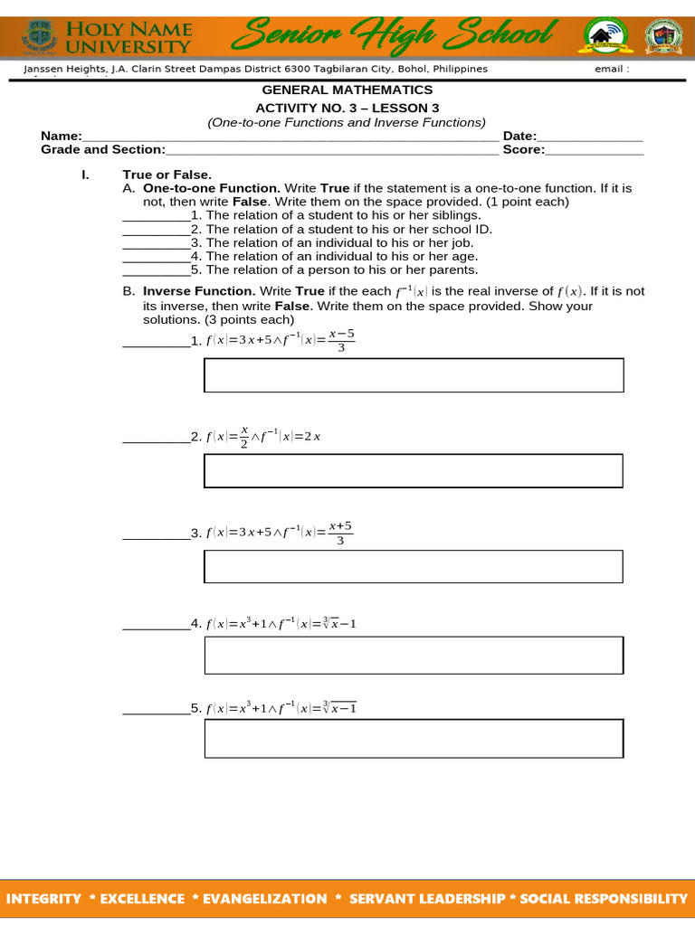 Activity 3 Lesson 3 | PDF | Teaching Methods & Materials