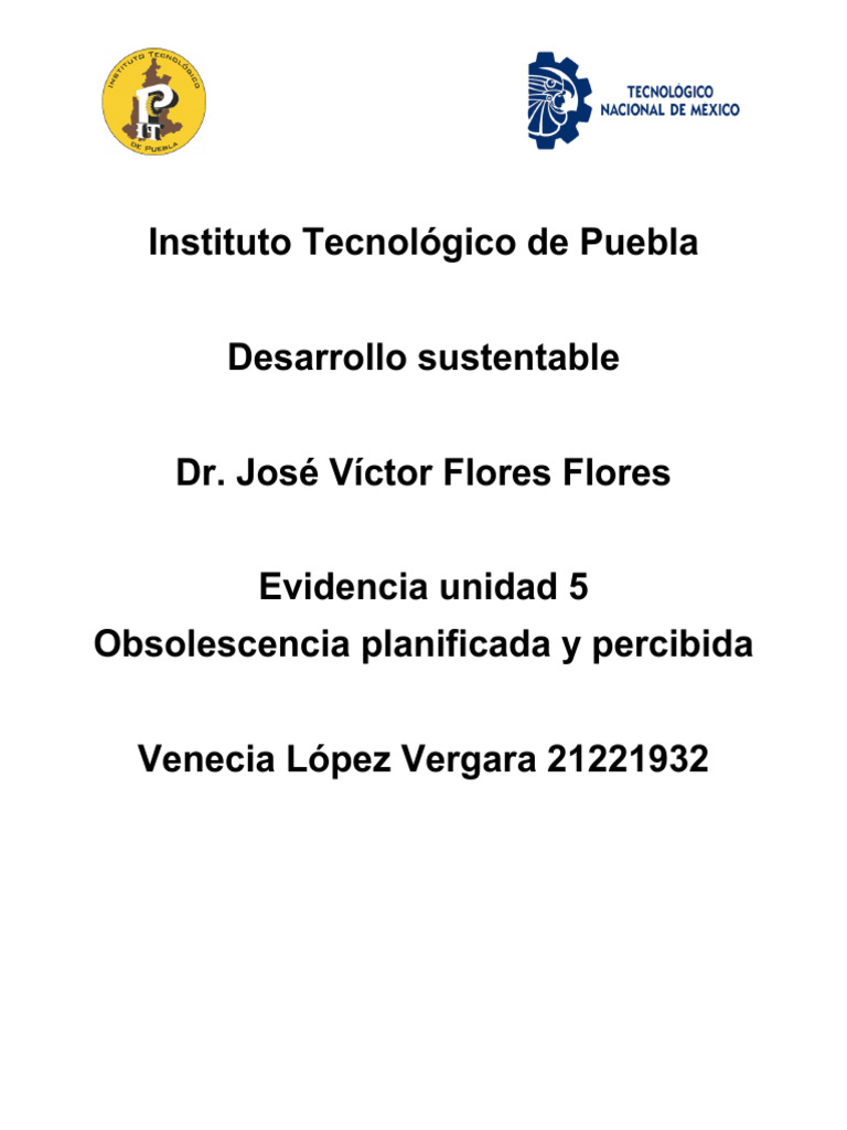 Obsolescencia Percibida y Planificada | PDF | Sustentabilidad | Residuos