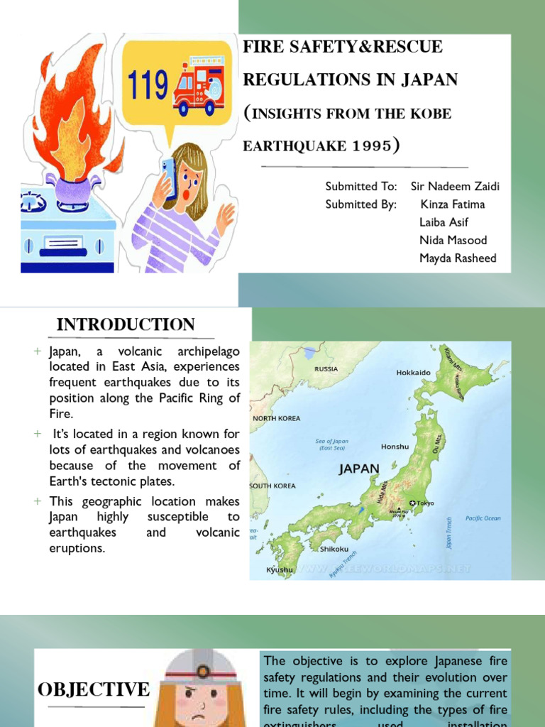 Japan Fire Safety Regulations Overview | PDF | Earthquakes | Emergency ...