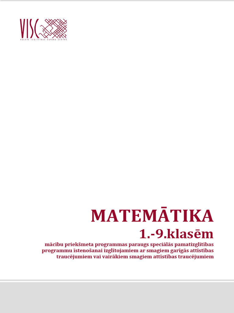 Matem1-9 Spec Smag | PDF