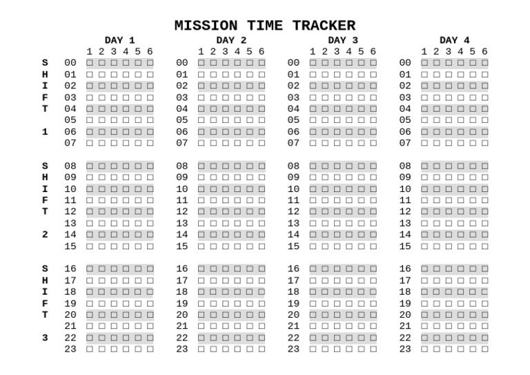 Time Tracking Sheet | PDF