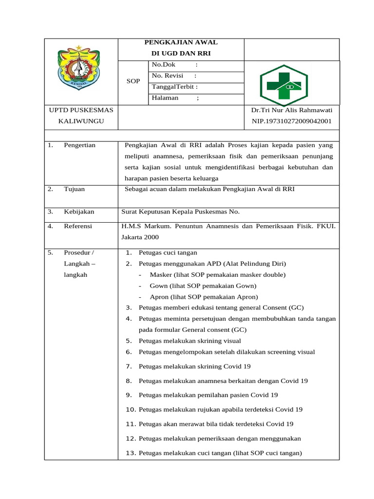 Kajian Awal Di Rri | PDF