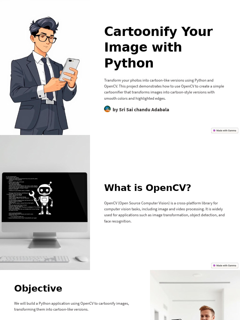 For Cartoonify Image Using ML | PDF | Rgb Color Model | Vision