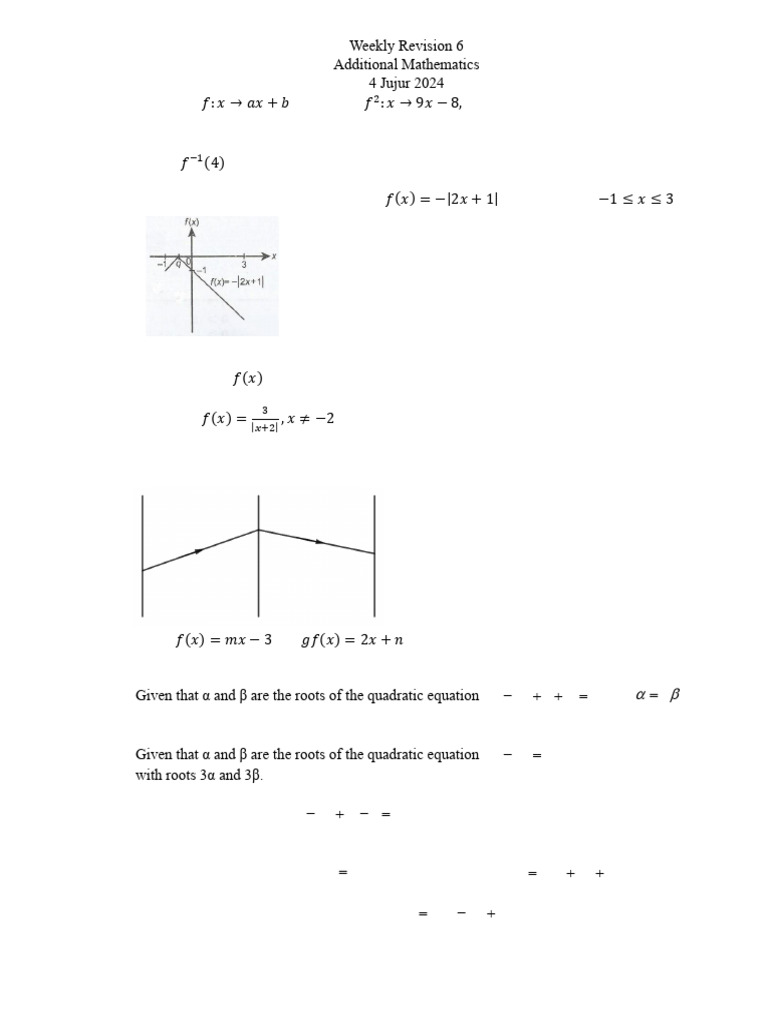 Weekly Revision 6 | PDF | Science & Mathematics | Computers