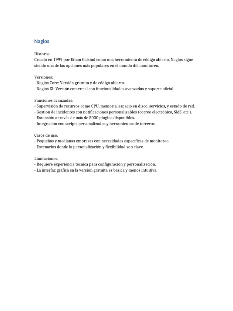 Nagios | PDF