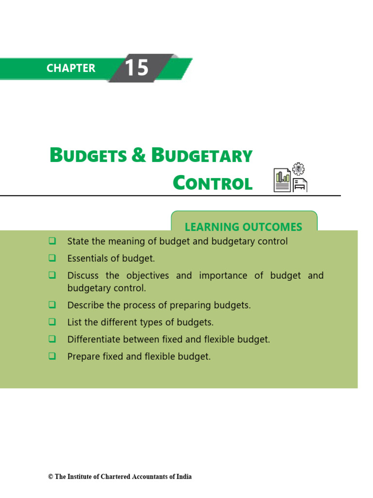Budget Budgetary 1 63 | PDF | Budget | Management Accounting