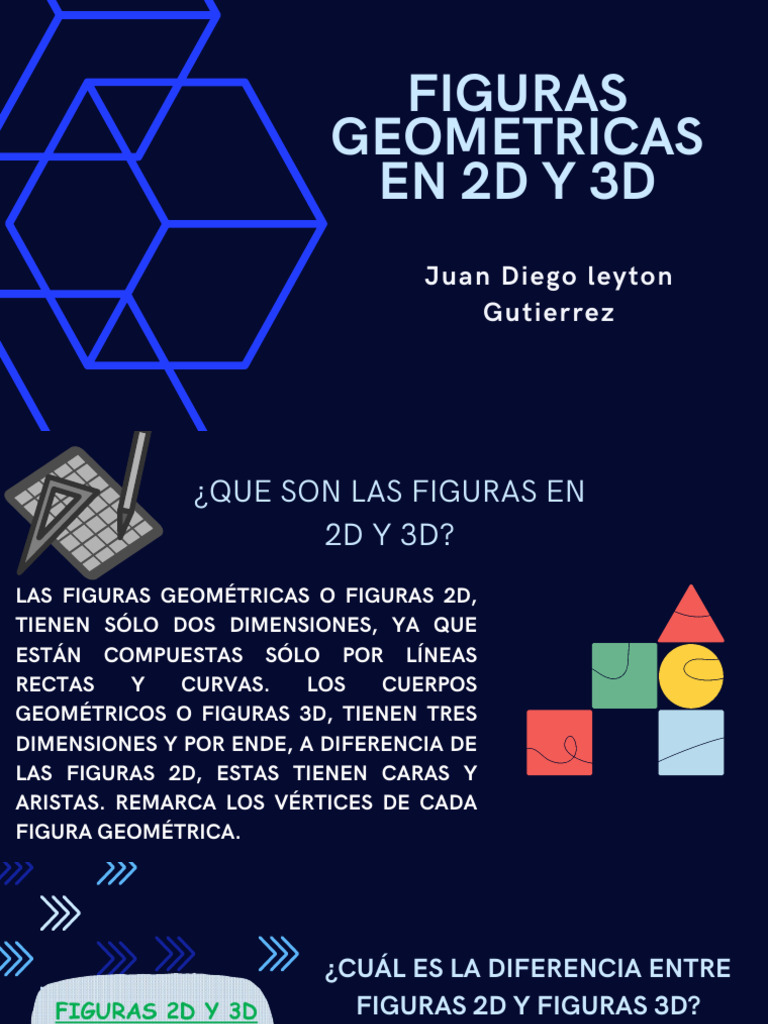 Figuras Geométricas: 2D y 3D | PDF
