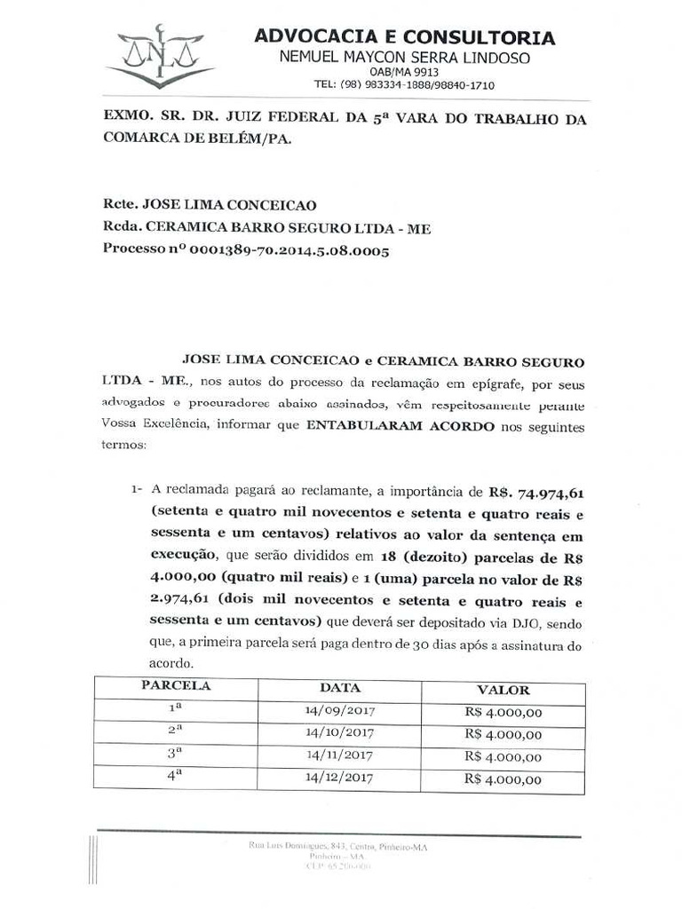 Jose Lima X Ceramica ACORDO | PDF