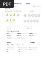English Numbers 1 To 100 Worksheet | PDF
