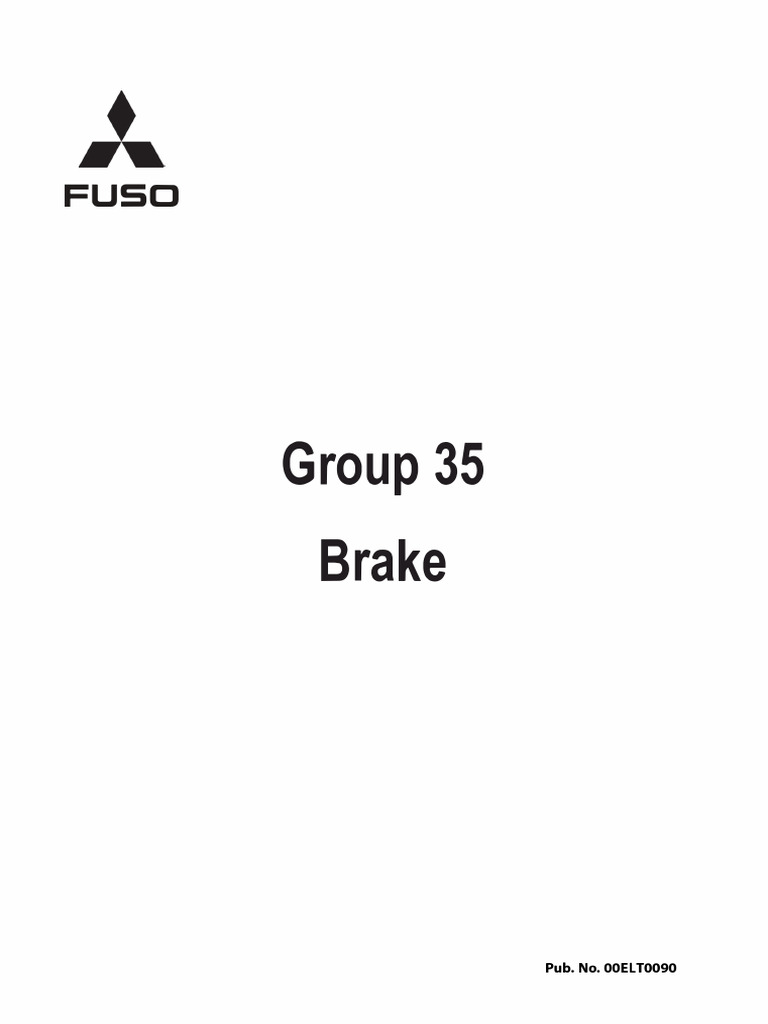 FUSO Brake System Specifications | PDF | Brake | Vehicle Technology