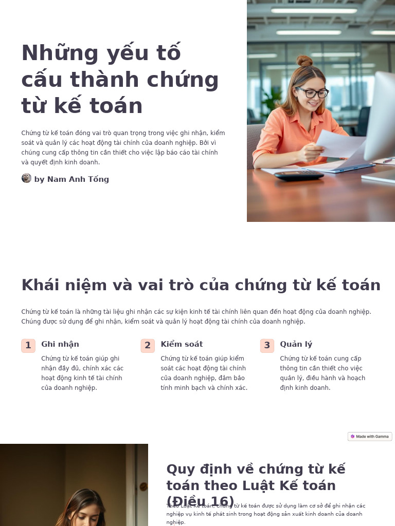 Nhung Yeu To Cau Thanh Chung Tu Ke Toan | PDF