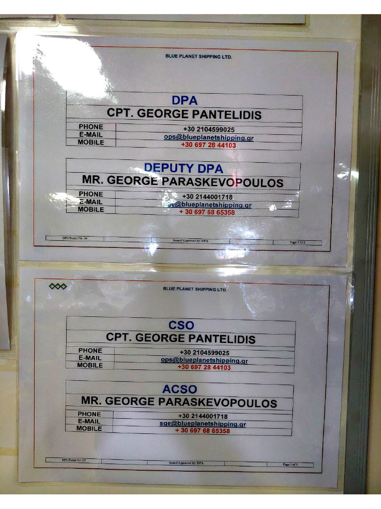 Dpa Cso Poster Officer's Messroom - Compress | PDF