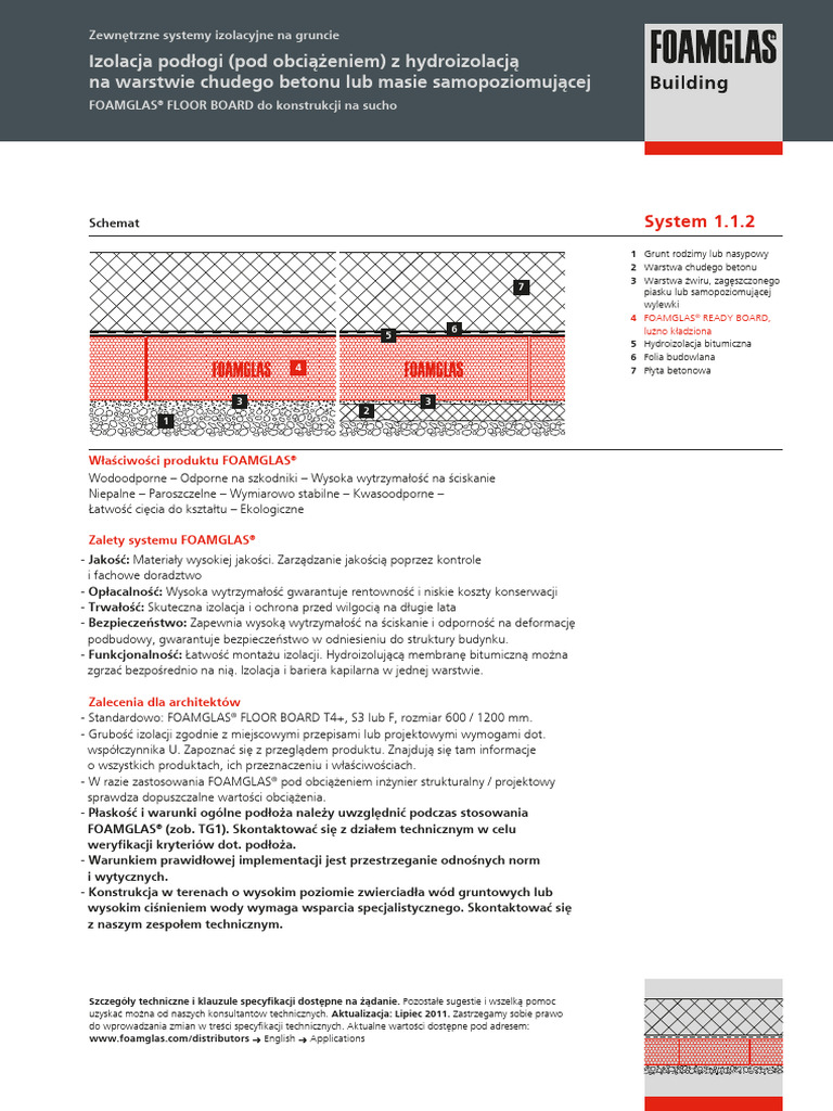 FG TDS-1-1-2-PL Plyty Fundamentowe | PDF