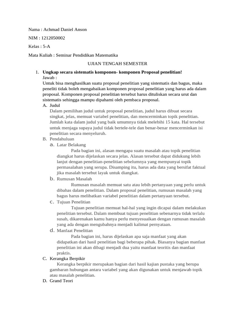 Achmad Daniel Anson | PDF | Karier & Perkembangan | Komputer