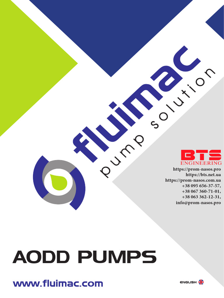 Fluimac AODD Pumps Overview | PDF | Pump | Continuum Mechanics