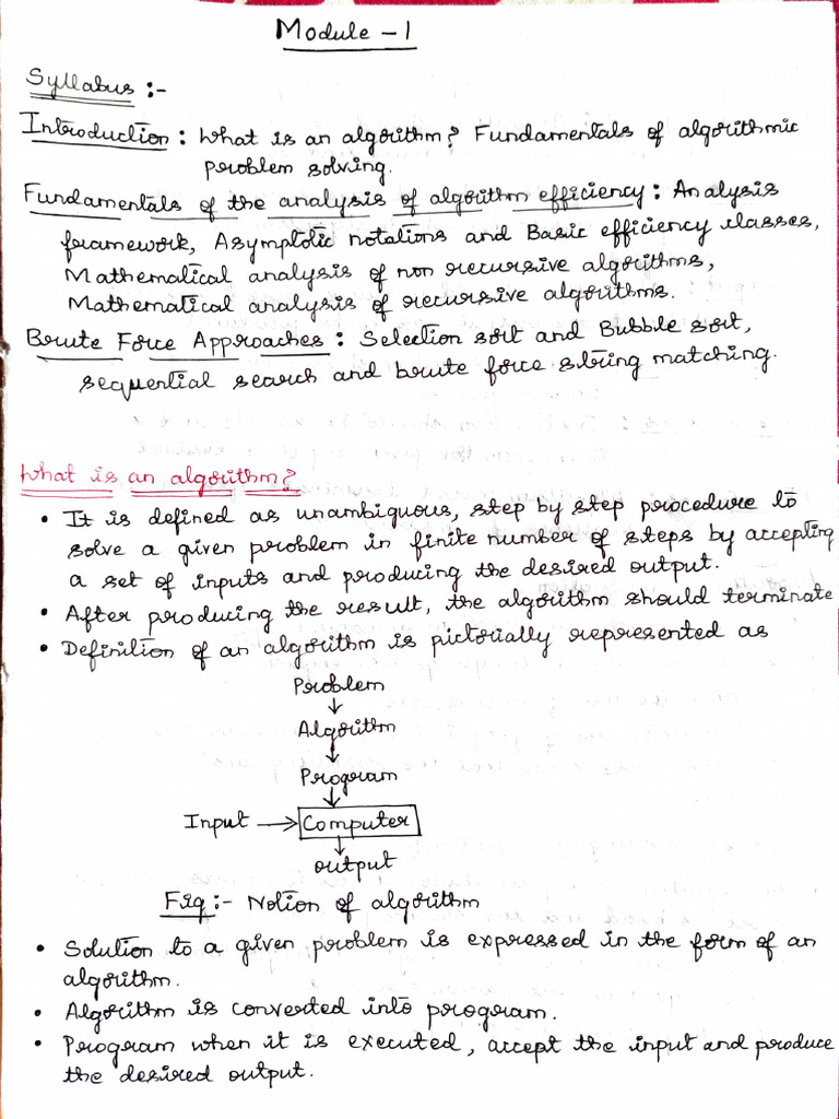 ADA Module - 1 | PDF