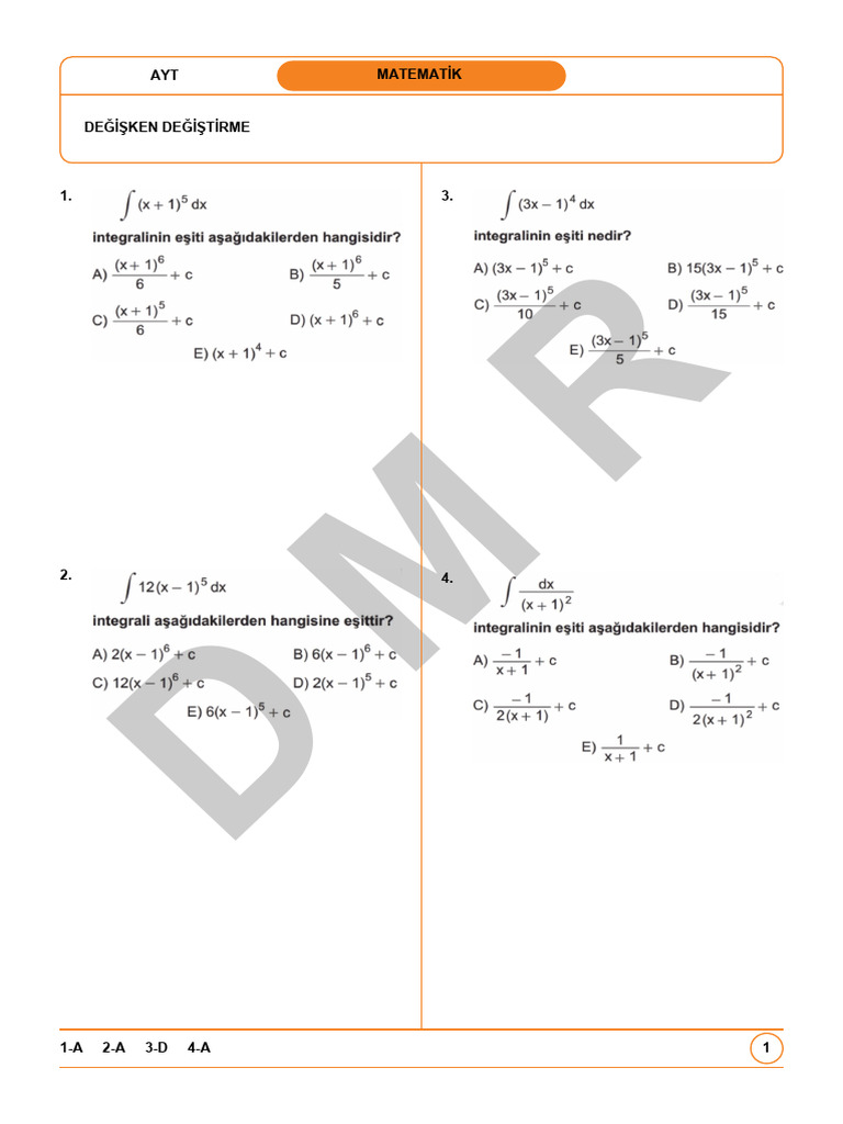İntegral2 PDF | PDF