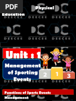 Class 12 Sports Event Management Notes | PDF | Tournament | Stairs