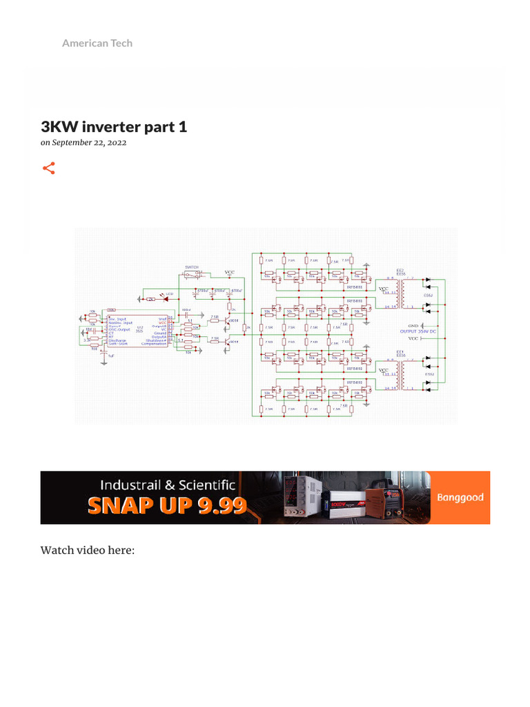 3KW Inverter Overview and Guide | PDF