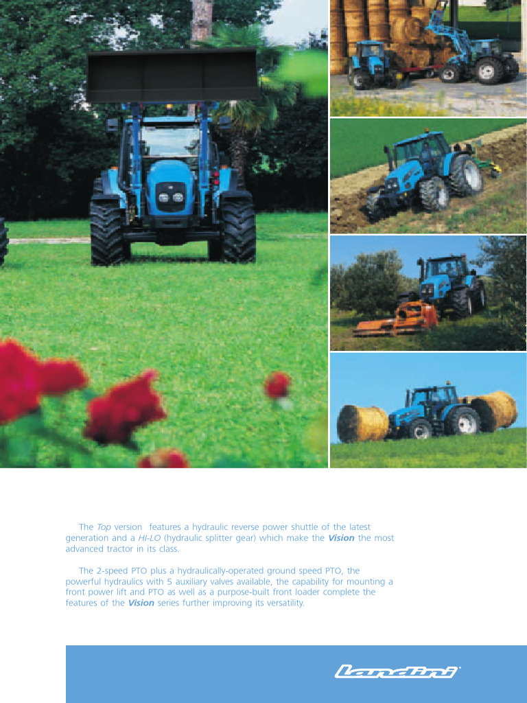 Landini Vision | PDF | Tractor | Brake