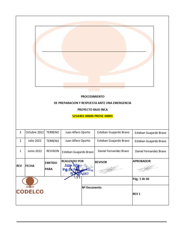 17. Procedimiento de Preparacion y Respuesta Ante Emergencias PRI VP ...