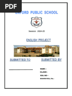 Class 12 English Project 2024 2025 | PDF