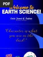Earth Science Gr. 11 Module 1 - Quarter 1 | PDF
