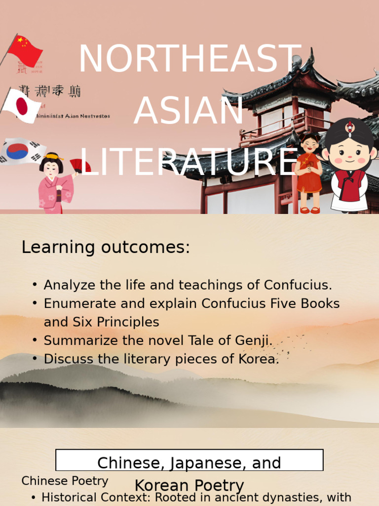 Northeast Asian Literature | PDF | Confucius | The Tale Of Genji