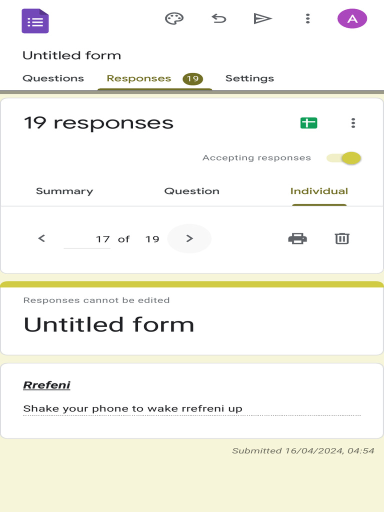 Untitled Form - Google Forms 16 | PDF