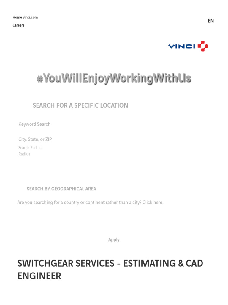 Actemium - Estimating & CAD Engineer | PDF | Engineer | Computer Aided Design