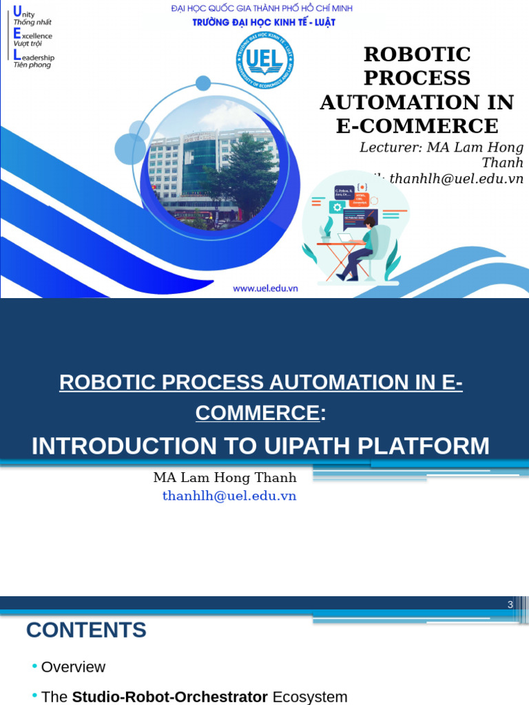 RPA - Chapter 04 - Introduction To UiPath Ecosystem | PDF | Automation ...